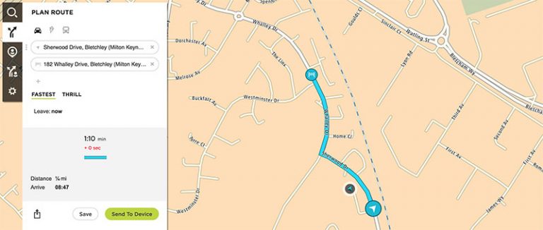 How to set up sat nav routes for driving tests and lessons