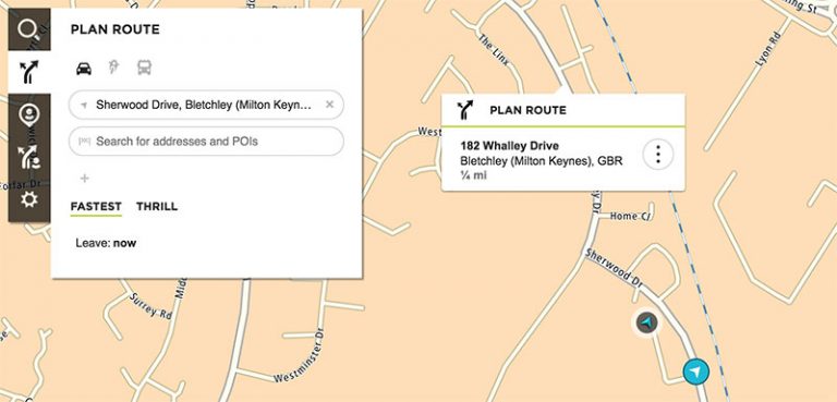 How to set up sat nav routes for driving tests and lessons